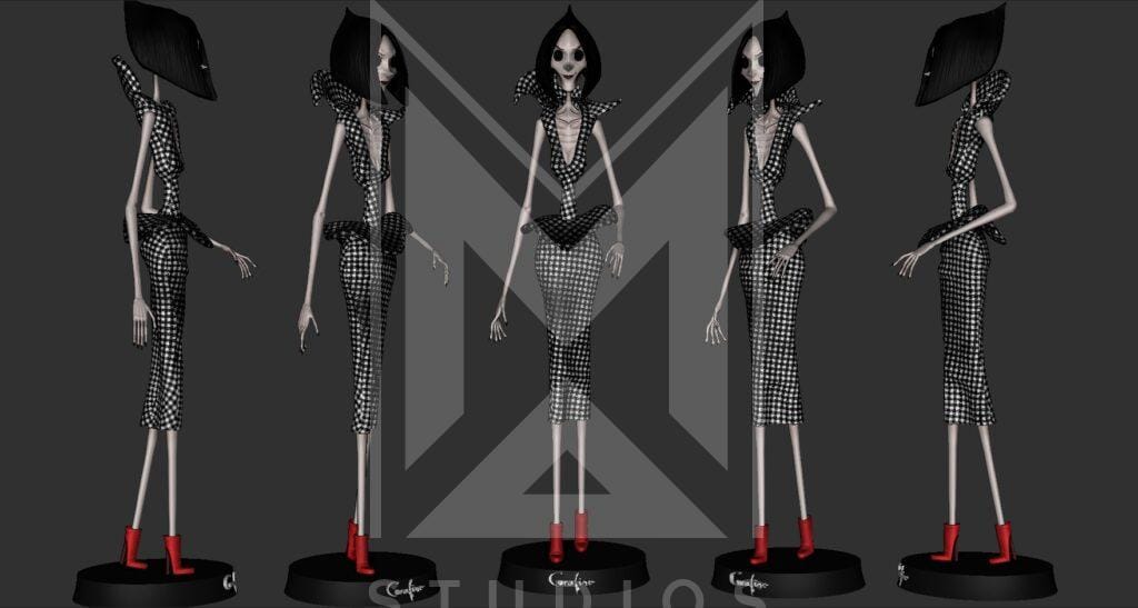 The other mother Coraline Beldam - M3D Studio