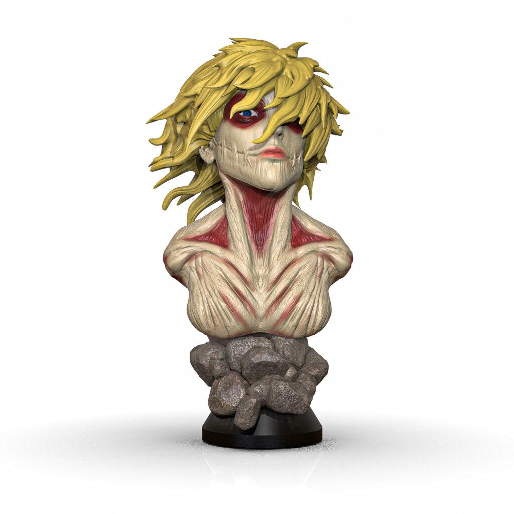 Titan Female Bust Attack on Titan - M3D Studios