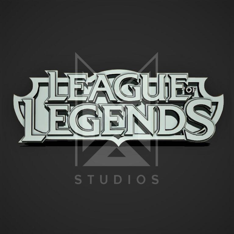 League of Legends Logo - M3D Studio