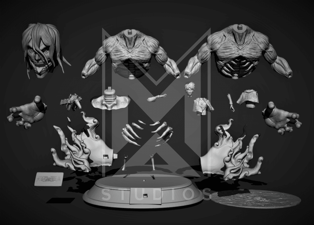 Eren Titan Transformation - M3D Studio