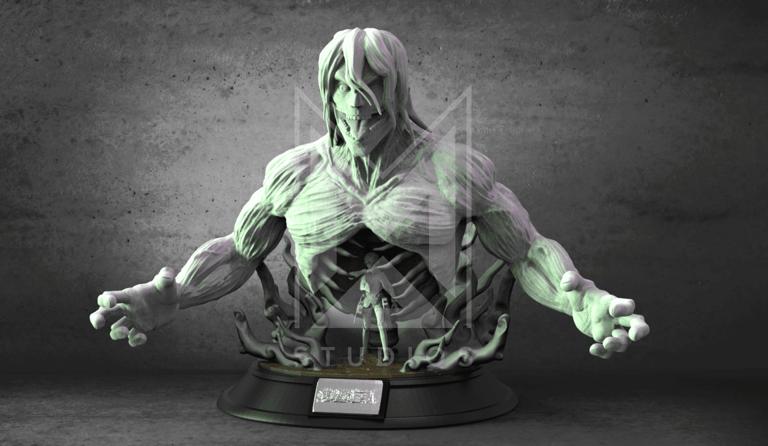 Eren Titan Transformation - M3D Studio