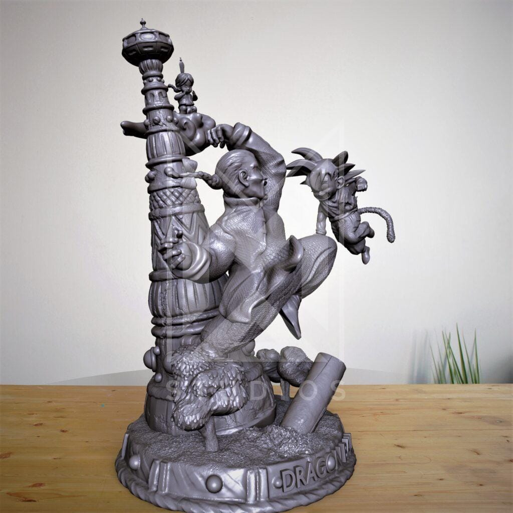 Goku Vs Tao Pai Pai - M3D Studio