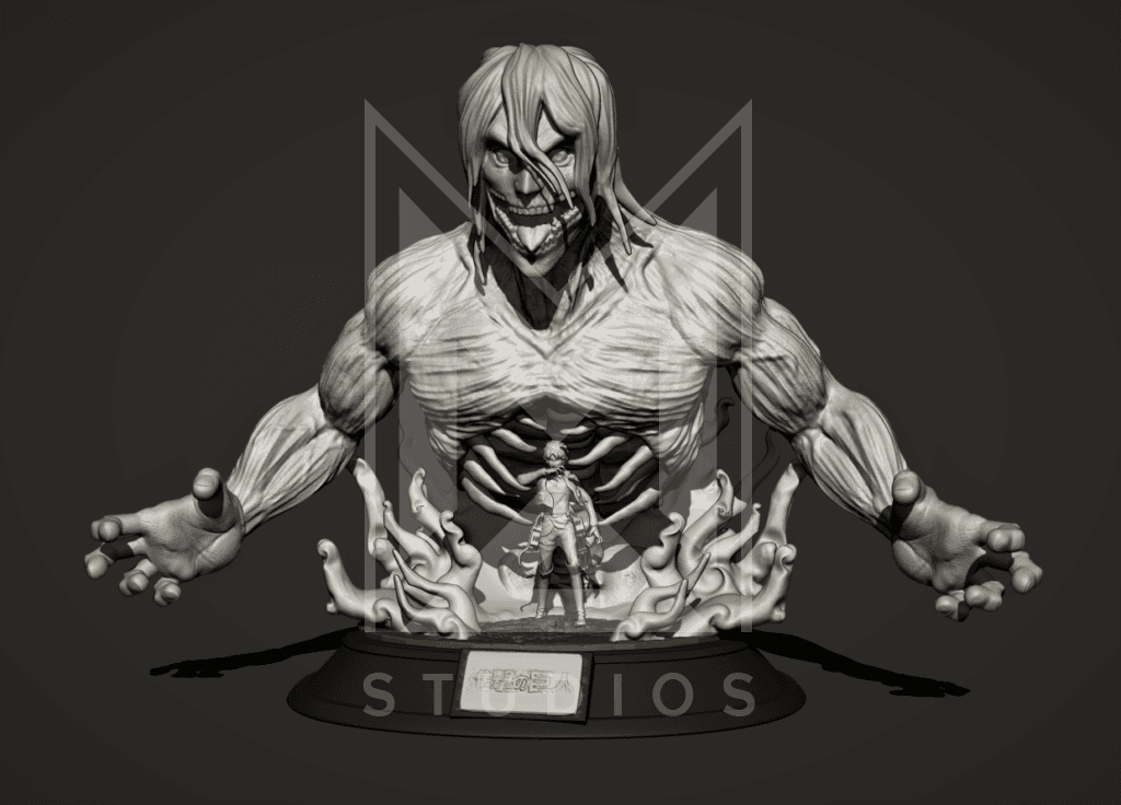 Eren Titan Transformation - M3D Studio