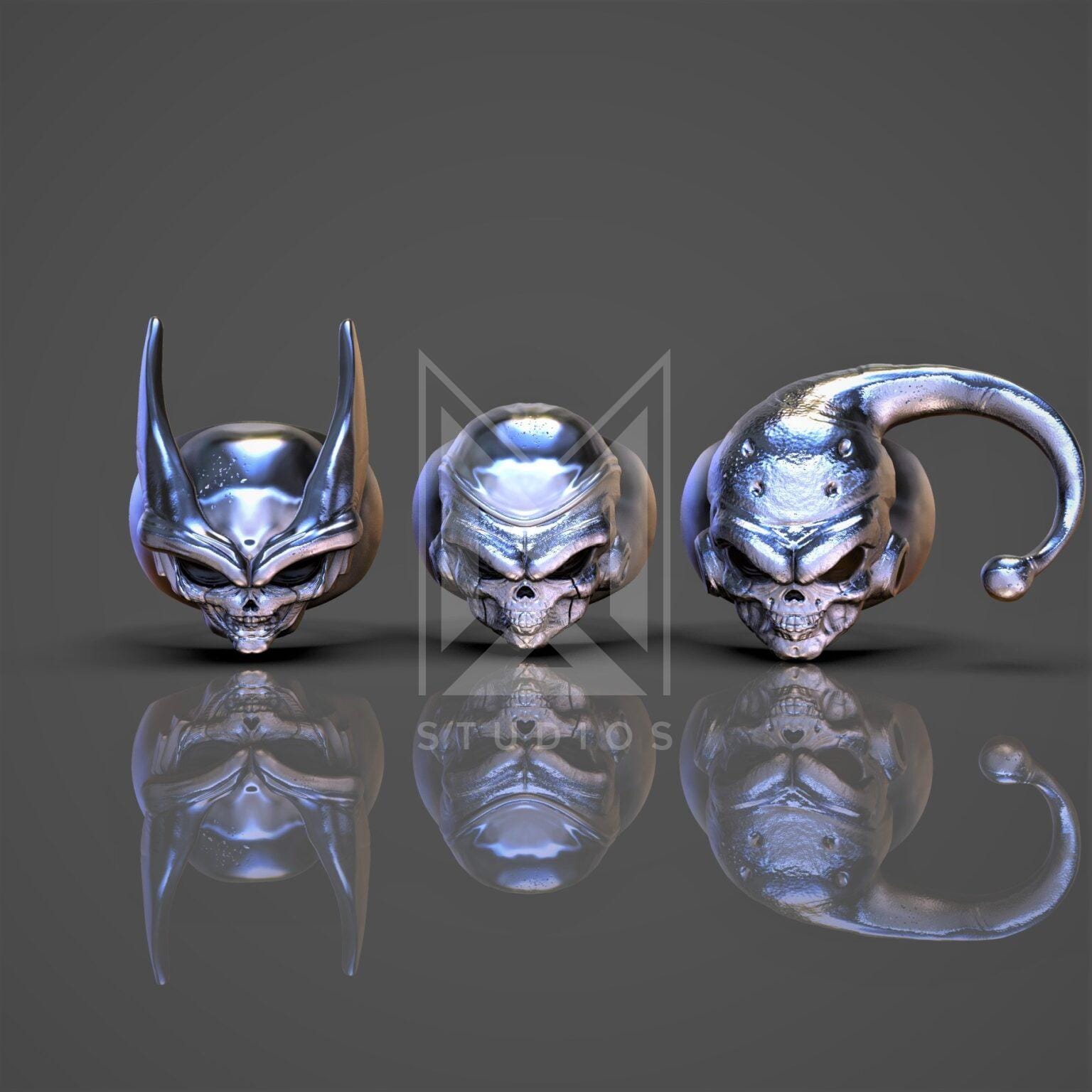 Rings Skull Cell Freezer - M3D Studio