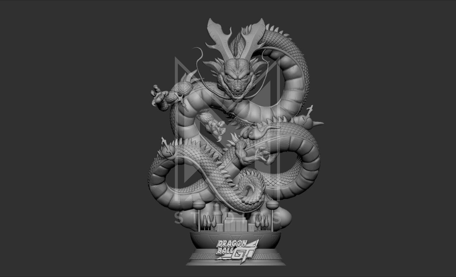 Shenron Red Definitive DragonBall GT Shenlong - M3D Studios