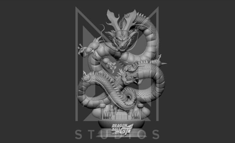 Shenron Red Definitive DragonBall GT Shenlong - M3D Studio
