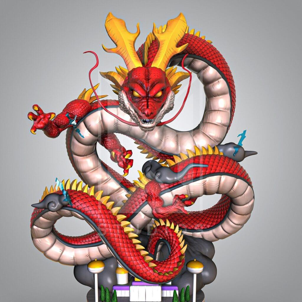 Shenron Red Definitive DragonBall GT Shenlong - M3D Studio