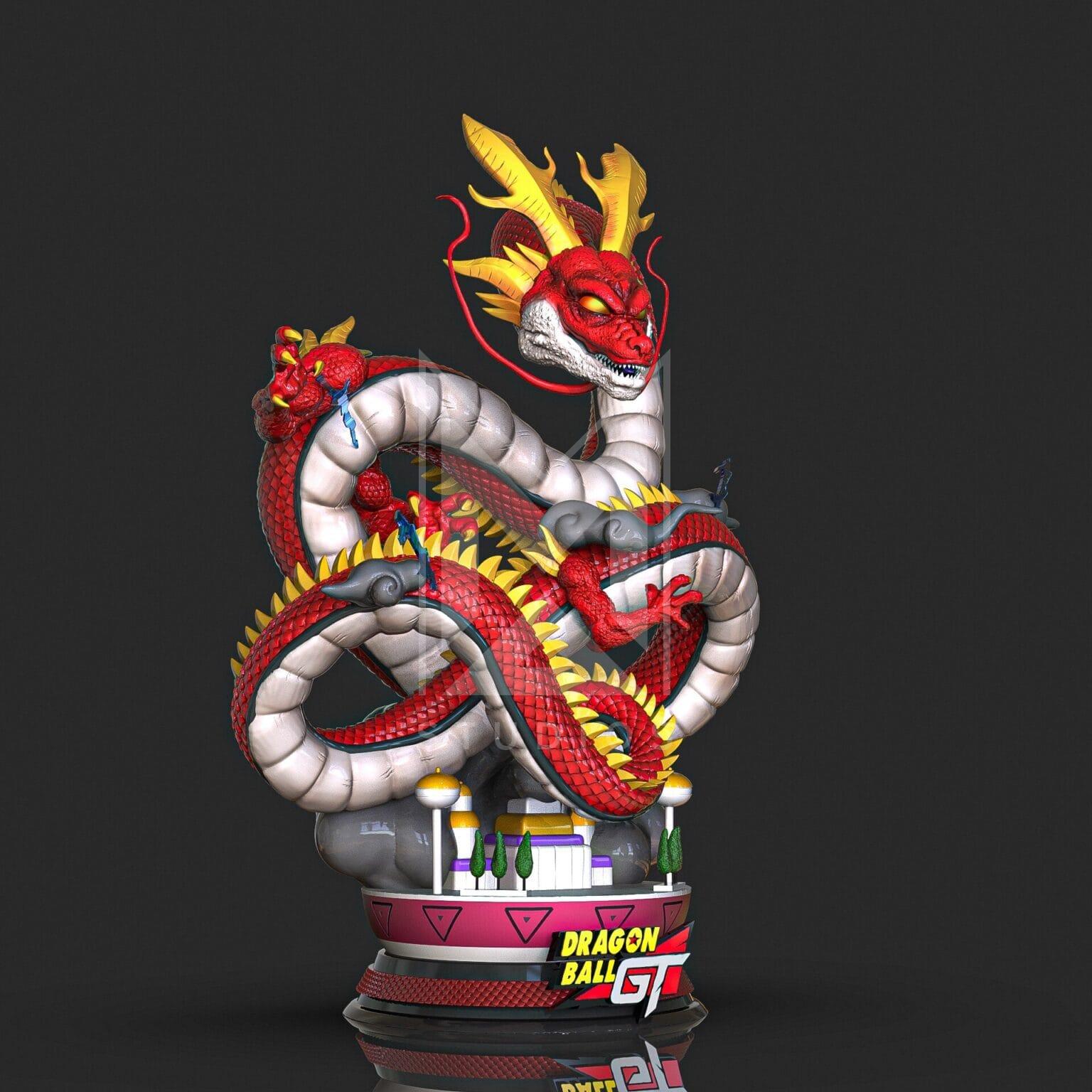 Shenron Red Definitive DragonBall GT Shenlong - M3D Studios