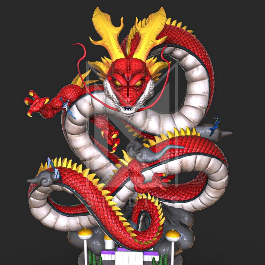 Shenron Red Definitive DragonBall GT Shenlong - M3D Studio