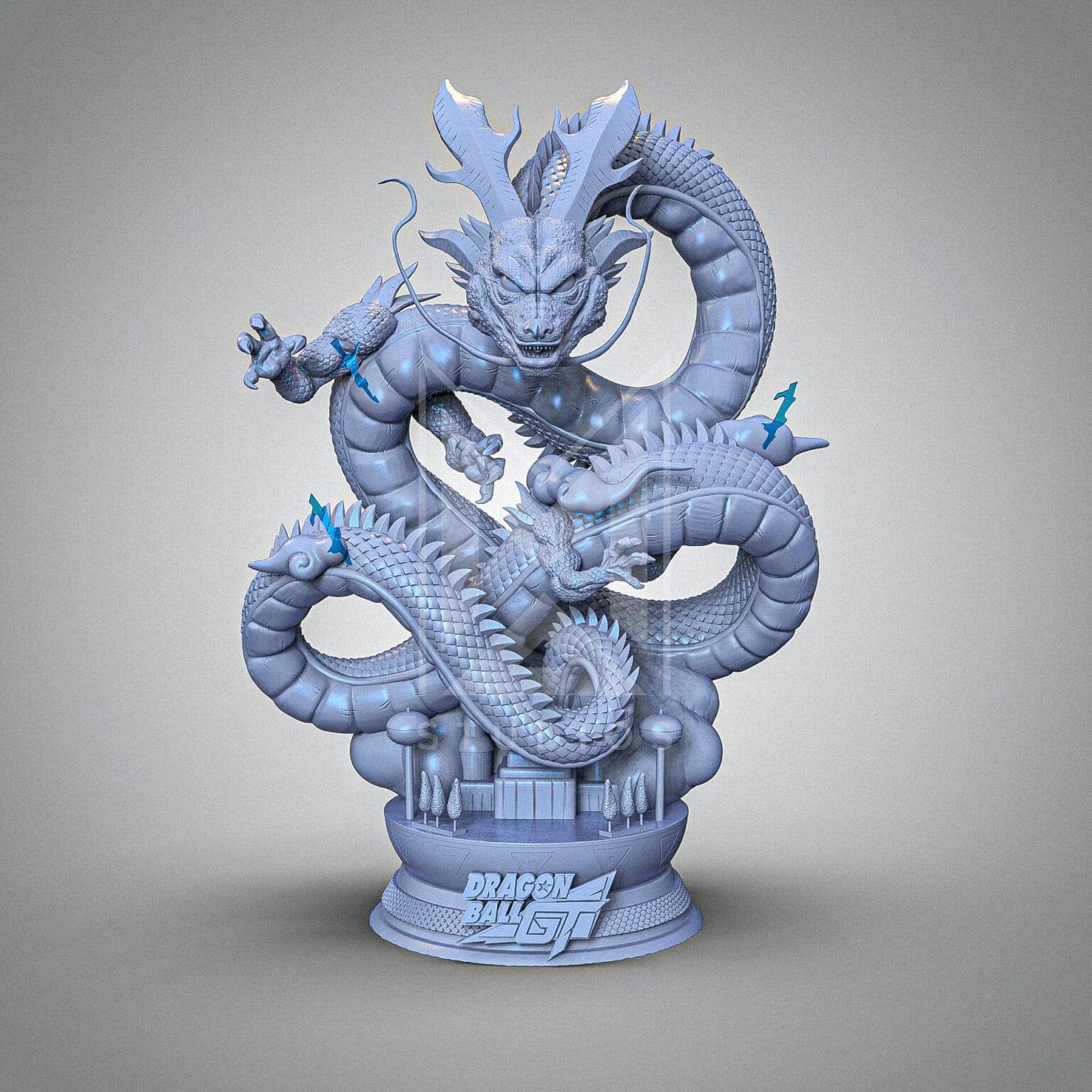 Shenron Red Definitive DragonBall GT Shenlong - M3D Studio