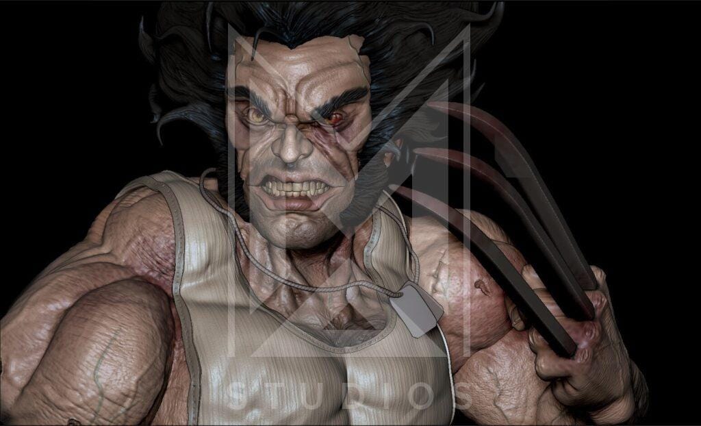 Logan Bust Wolverine - M3D Studio