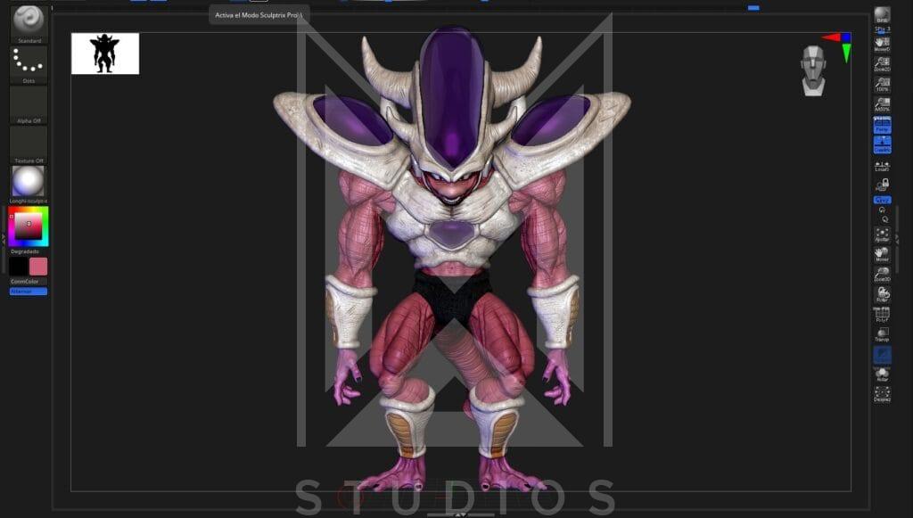 Freezer 3 form (フリーザ Dragon Ball - M3D Studios
