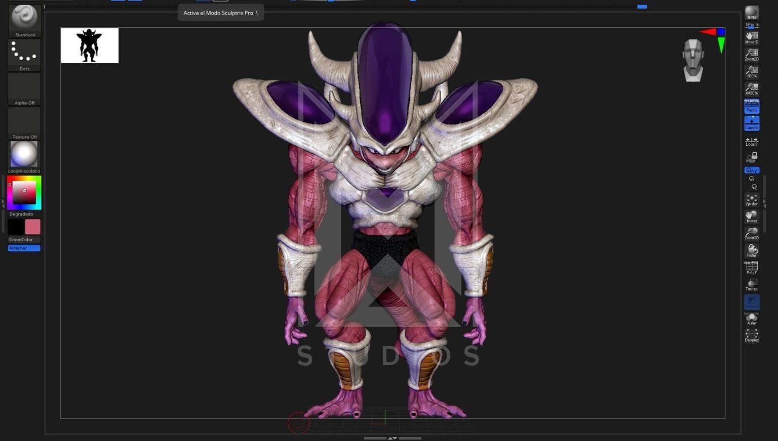 Freezer 3 form (フリーザ Dragon Ball - M3D Studios