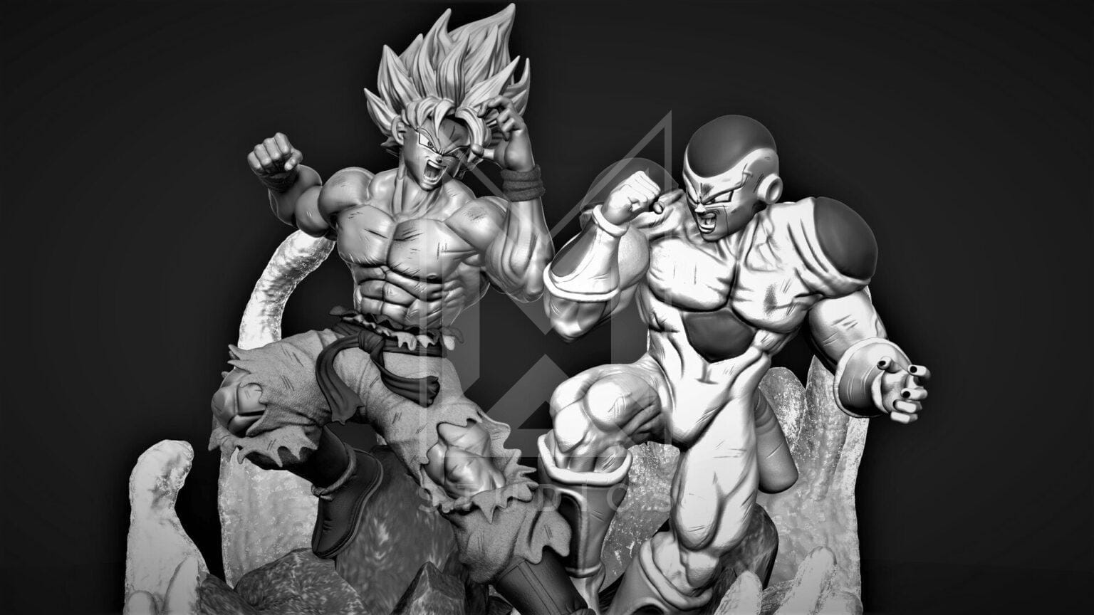 Goku Vs Freezer - M3D Studio