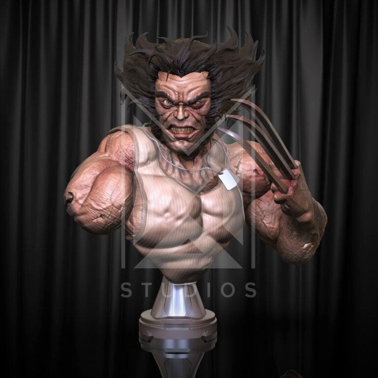 Logan Bust Wolverine - M3D Studio