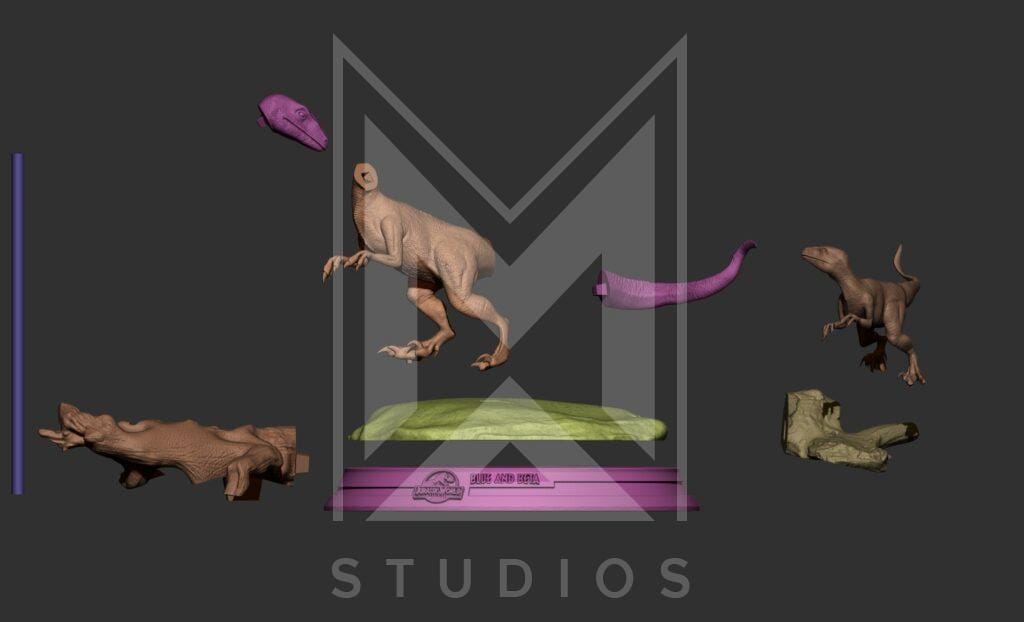 Blue and Beta - M3D Studio
