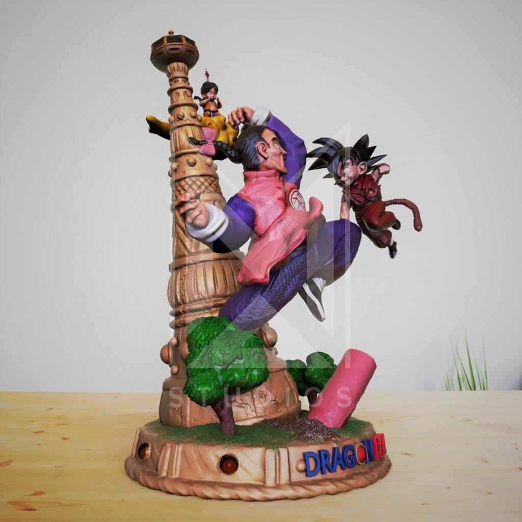 Goku Vs Tao Pai Pai - M3D Studio