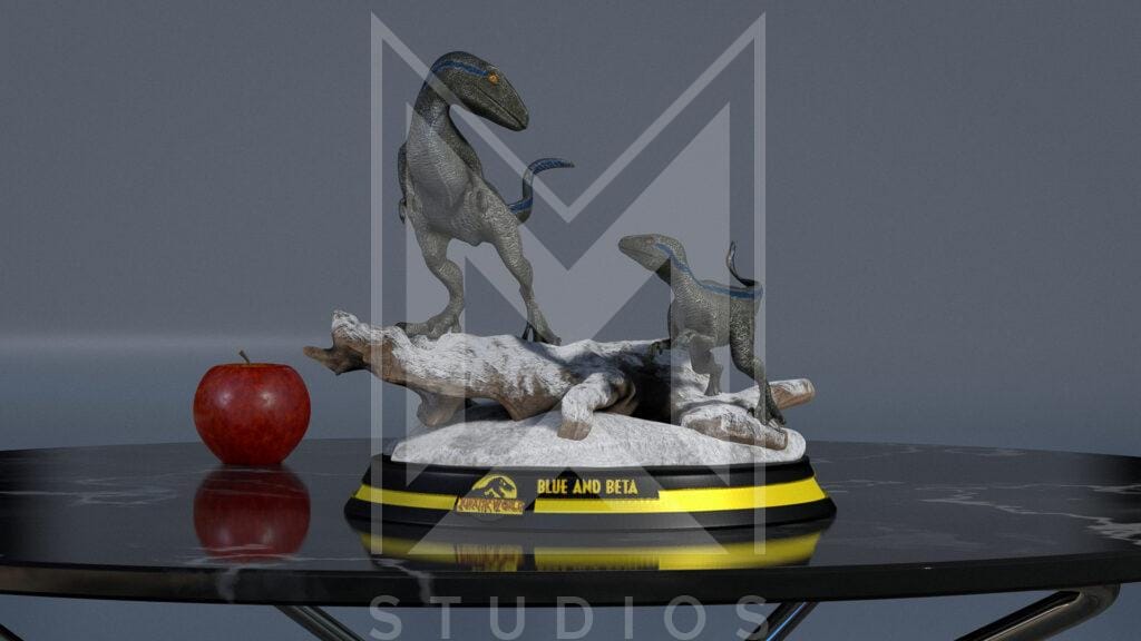 Blue and Beta - M3D Studios
