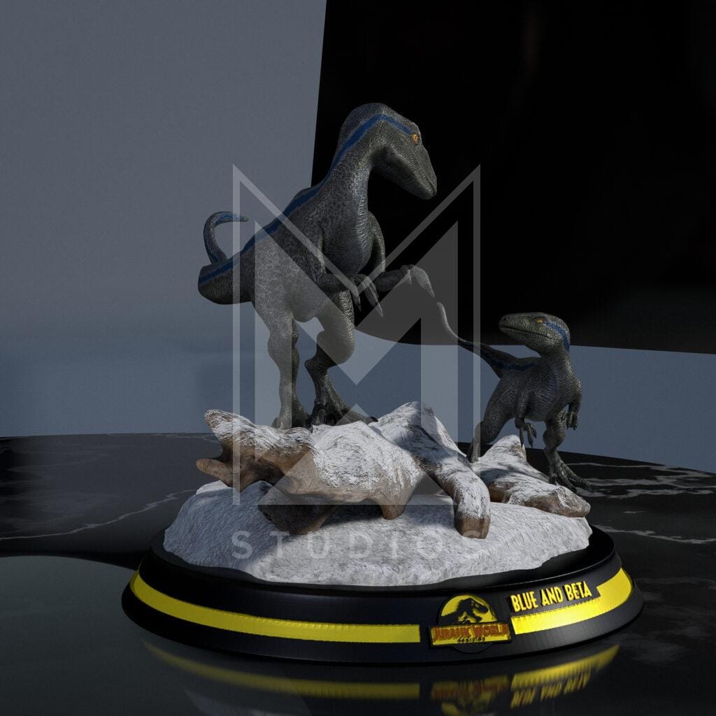 Blue and Beta - M3D Studio