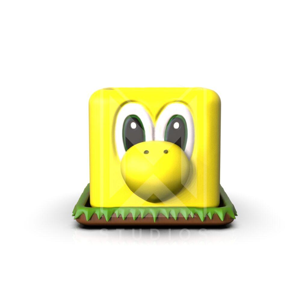 Tortoise Koopa Troopa Pot Mario Bros - M3D Studio