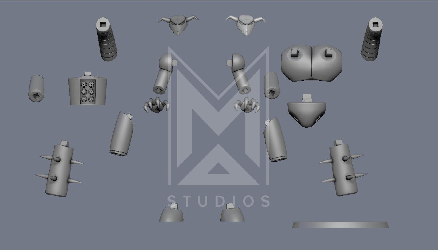 Doublas M2 Pack Mazinger Z - M3D Studio