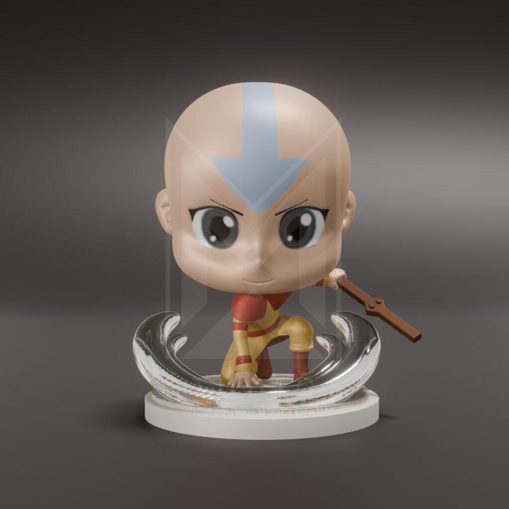 Aang Chibi Avatar The Last Airbender - M3D Studio