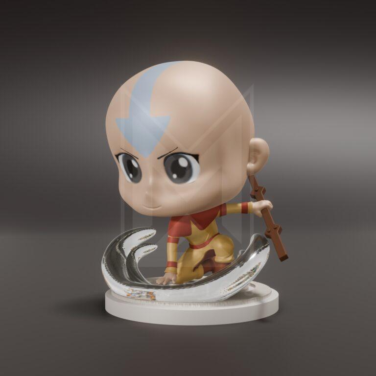 Aang Chibi Avatar The Last Airbender - M3D Studio