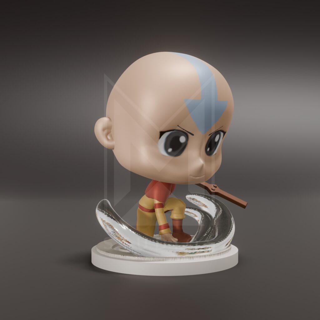 Aang Chibi Avatar The Last Airbender - M3D Studio