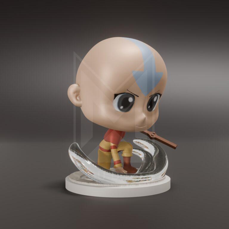 Aang Chibi Avatar The Last Airbender - M3D Studio