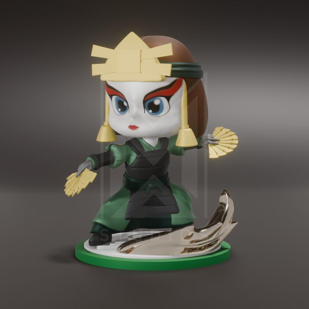 Suki Chibi Avatar The Last Airbender - M3D Studios