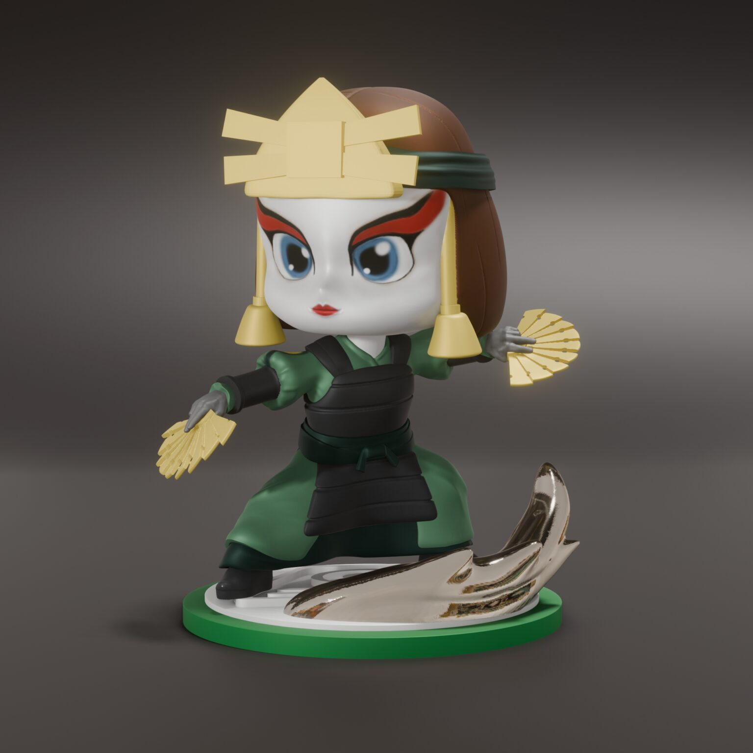 Suki Chibi Avatar The Last Airbender - M3D Studios