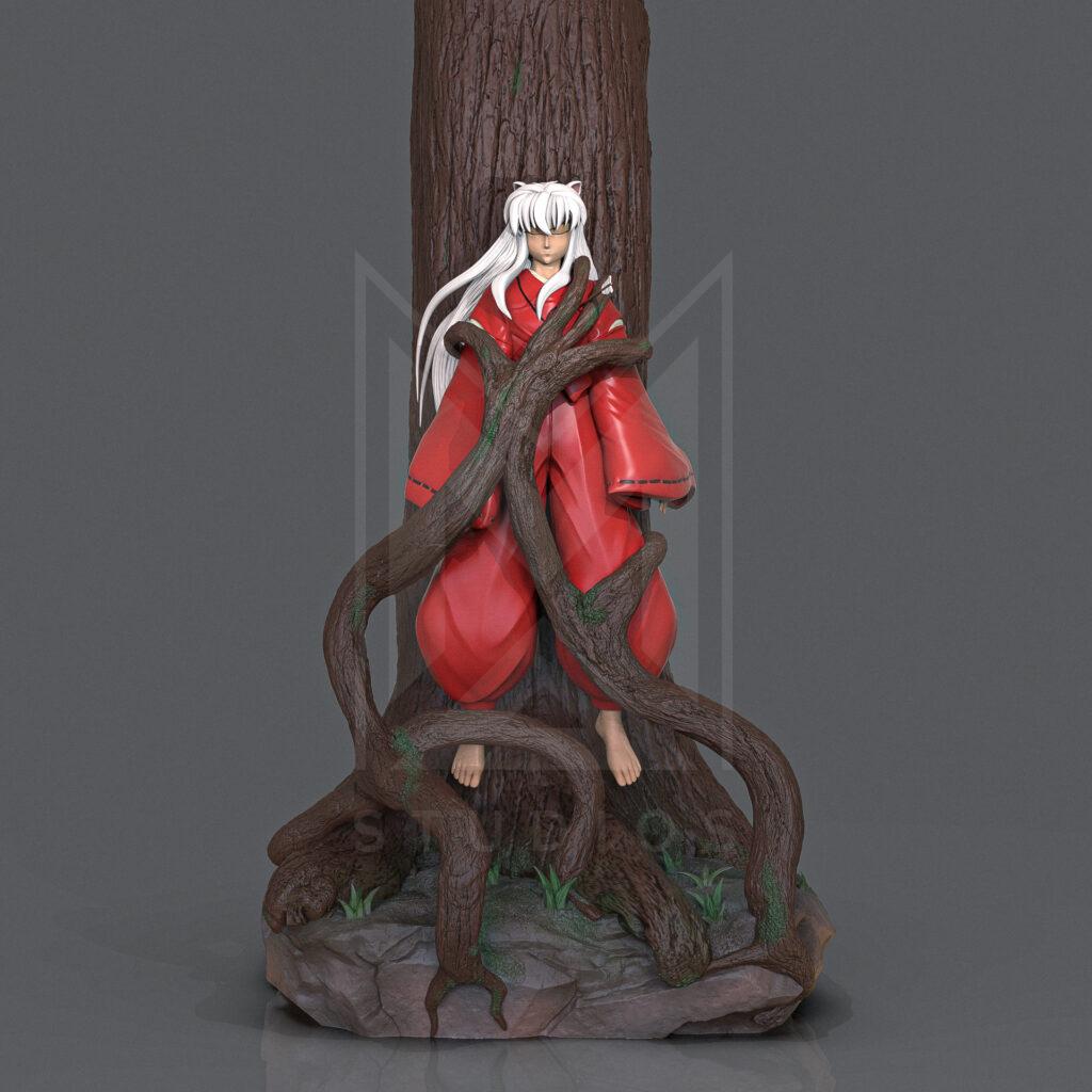 Inuyasha in tree - M3D Studio